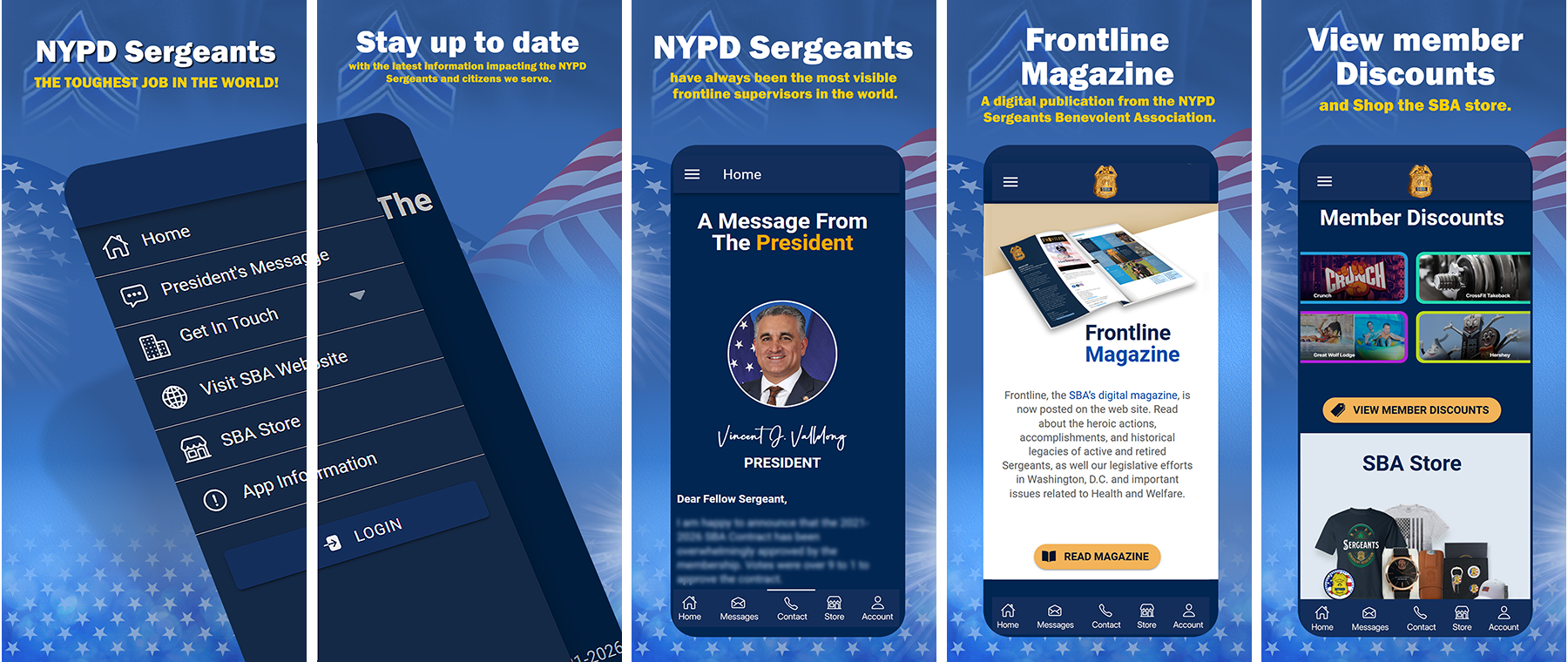 Mobile App – Sergeants Benevolent Association of the NYPD